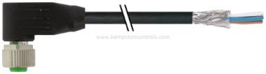 MURR 7000-13281-6431500 MURR M12 FEMALE 90° A-COD. WITH CABLE SHIELDED ...