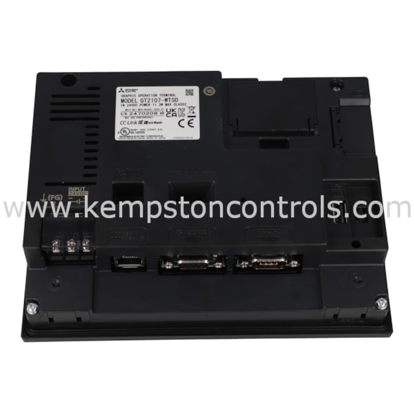 MITSUBISHI GT2107-WTSD MITSUBISHI 7" WVGA TFT, OPERATOR TERMINAL ...