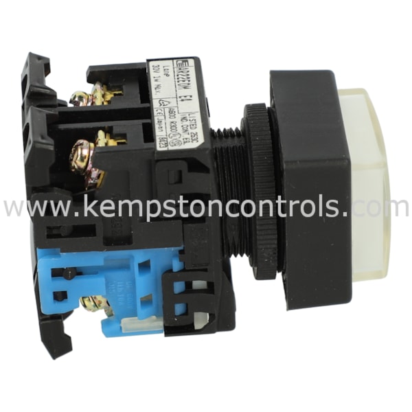 Fuji AR22E0M-10E4W FUJI ILLUMINATED PUSHBUTTON EXTENDED SQUARE HEAD 1NO ...
