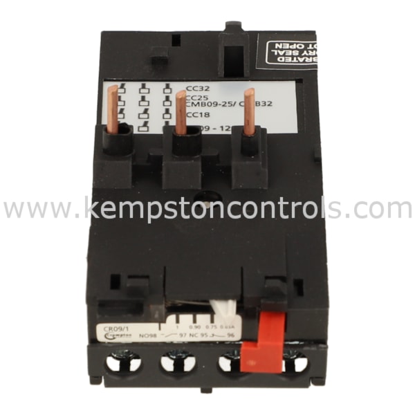 Crompton Controls CR09/1 CROMPTON CONTROLS S3000 CR09/1 THERMAL O/L RELAY, MANUAL RESET - AMP ...