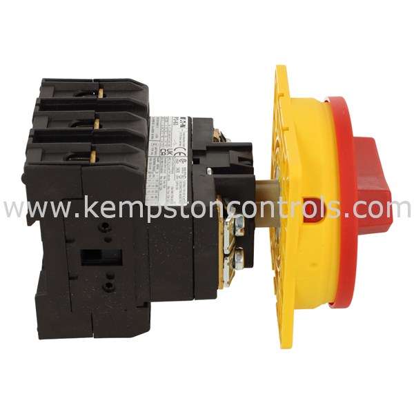 Eaton Moeller P3-63/V/SVB MOELLER LOCKABLE SW DISC 63A 3P 230-690VAC, REAR MOUNTING IP65, RED ...