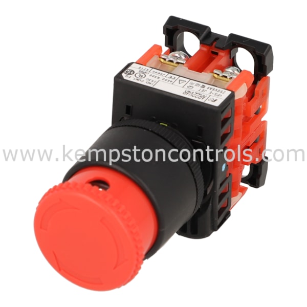 Fuji AR22V4R-02R FUJI EMERGENCY STOP PUSHBUTTON, PUSH-LOCK, TURN-RESET ...