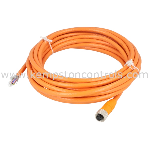 Euchner 077751 EUCHNER CONNECTOR CABLE, M12 FEMALE STRAIGHT, 8 PIN, 5M ...