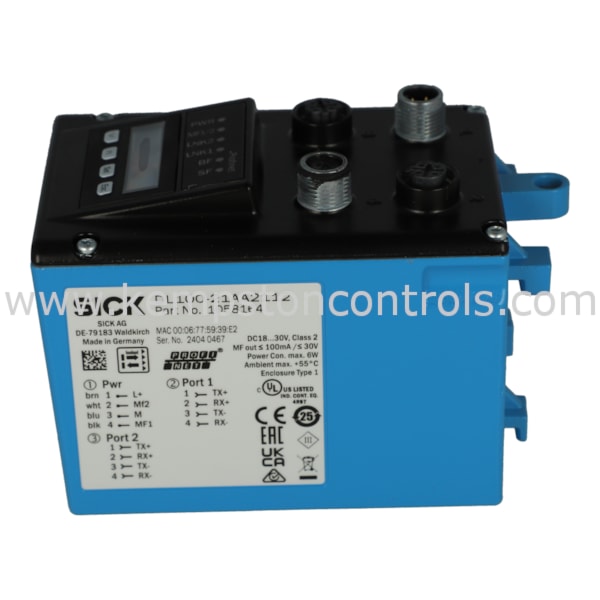 Sick DL100-21AA2112 SICK DISTANCE SENSOR, 0.15-100 METRE RANGE, MALE ...