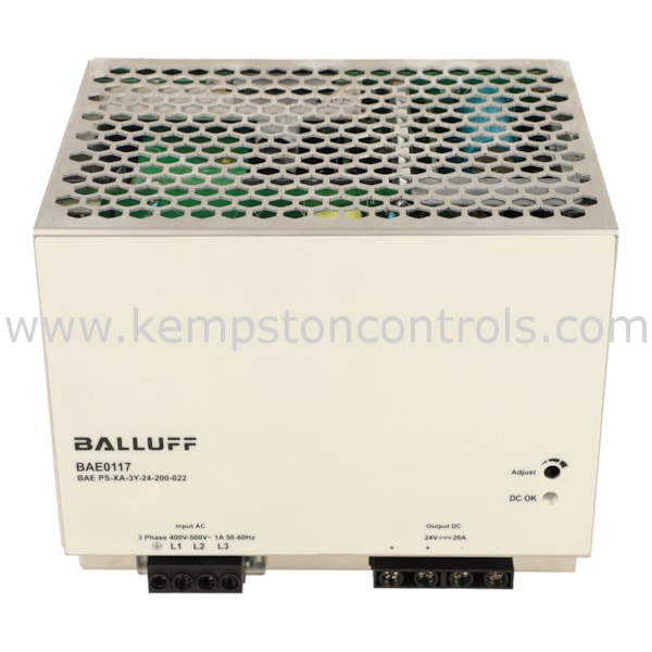 Balluff BAE PS-XA-3Y-24-200-022 BALLUFF POWER SUPPLY, TERMINAL, 400 ...