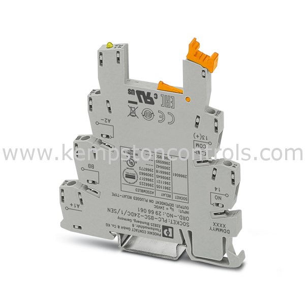 Phoenix 2966061 PHOENIX RELAY BASE, 6.2MM PLC TERMINAL BLOCK, SCREW ...