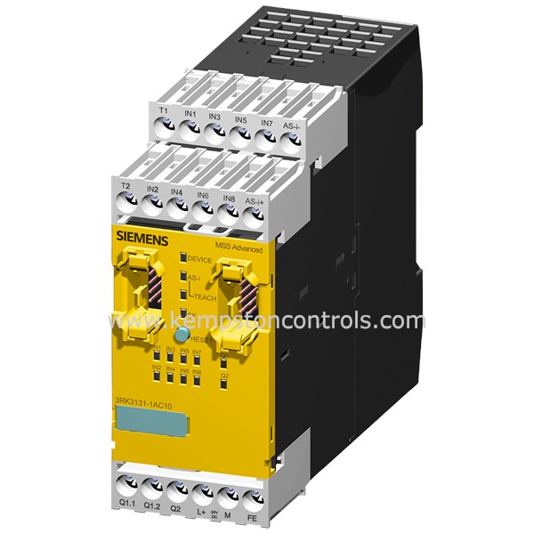Siemens 3RK3131-1AC10 SIEMENS SIRIUS, CENTRAL UNIT 3RK3 ADVANCED FOR MODULAR SAFETY SYSTEM 3RK3 ...