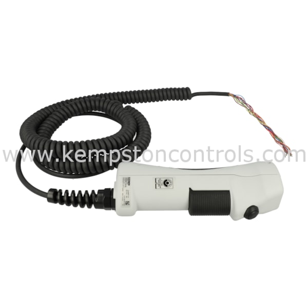 Euchner ZSM4200-124156 EUCHNER 3-STAGE ENABLING PUSHBUTTON SWITCH, COILED CONNECTING CABLE, 5 M ...