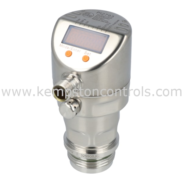IFM PI2793 IFM FLUSH PRESSURE SENSOR, G1,-1-25 BAR RANGE, 2XPNP/NPN NO ...