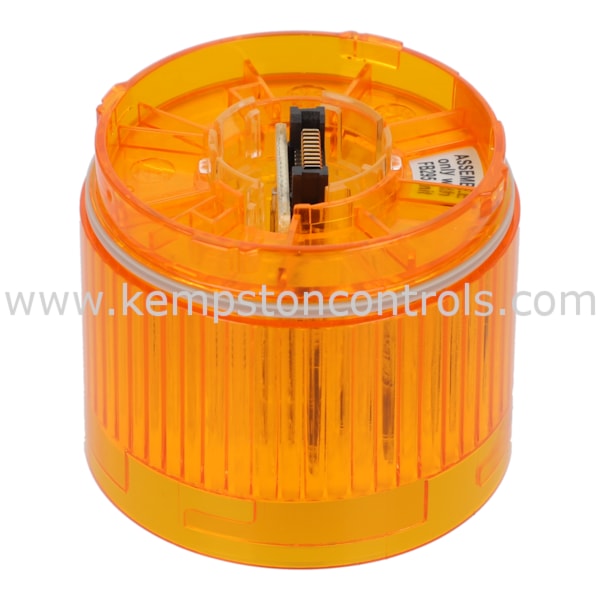 Patlite LR6-E-Y+FB295 PATLITE LED MODULE, AMBER, COLORED LENS, 60MM DIA, FOR USE WITH LR6+FB295 ...