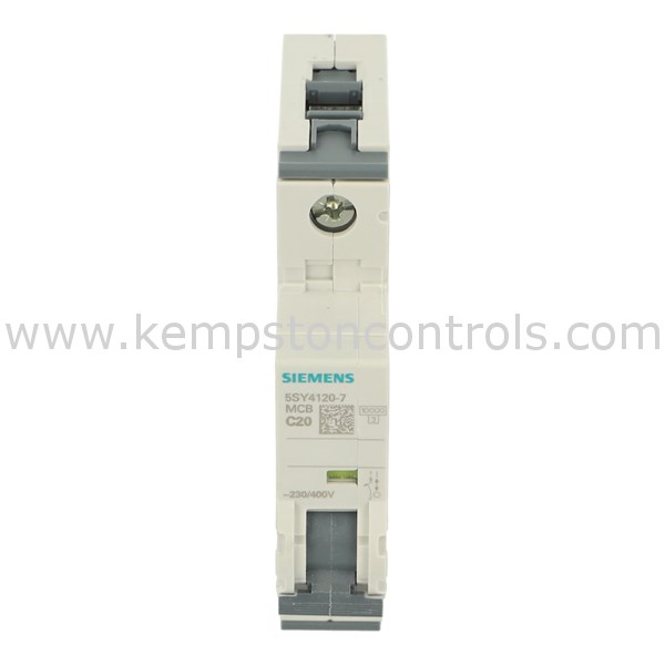 Siemens 5SY4120-7 SIEMENS MINIATURE CIRCUIT BREAKER 230/400 V 10KA, 1 ...