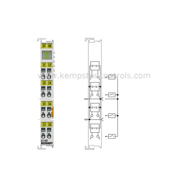 Beckhoff KL1408 8 DIG INPUTS 24VDC SINGLE CONDUCT CONNECT | Kempston ...