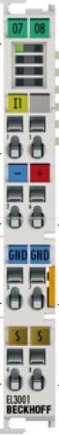 Beckhoff EL3002 BECKHOFF 2 CHANNEL ANALOG INPUT TERMINALS, 2 SINGLE ...