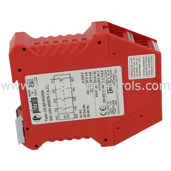 Pizzato CS AR-93V024 PIZZATO SAFETY MODULE, 24VAC/DC, 3NO SAFTEY ...