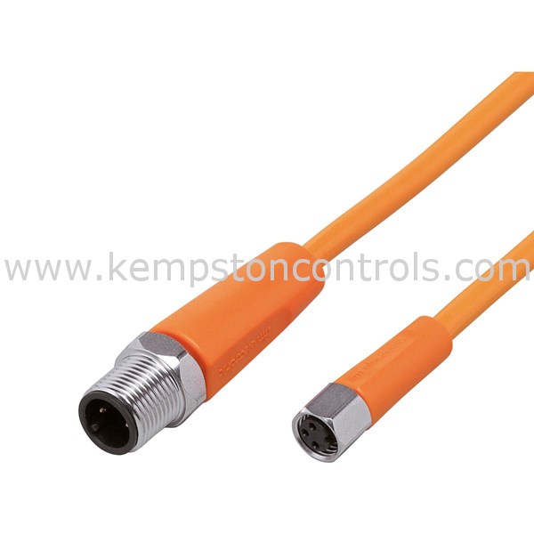 IFM EVT241 IFM CONNECTION CABLE M12 3 PIN MALE STRAIGHT TO M8 3 PIN ...