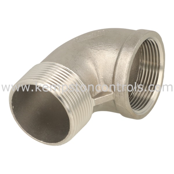 Other SE24 NERO PIPELINE 1-1/2" BSPT X BSPP 90 M/F STREET ELBOW 150LB 316SS | Kempston Controls