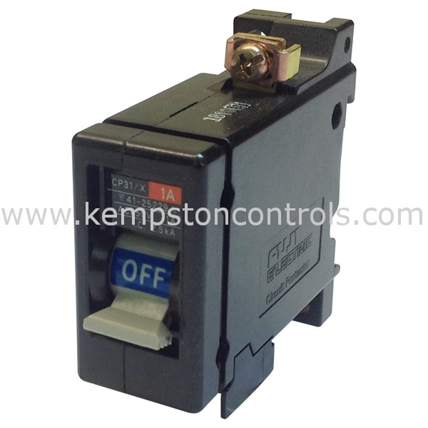 Fuji CP31/1XW FUJI CP31/1XW CIRCUIT PROTECTOR 1 POLE 1 AMP+AUX SWITCH RAIL MOUNTING | Kempston ...