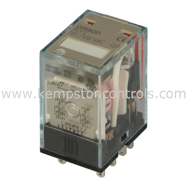 Omron MY2 110/120AC (S) RELAY 8PIN DPDT 10A | Kempston Controls