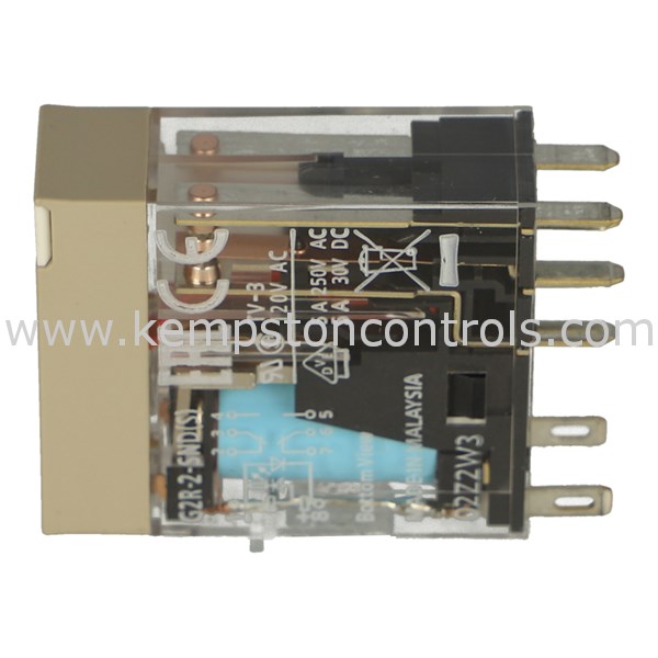 Omron G2R-2-SNI 230AC(S) OMRON RELAY, PLUG-IN, 5A, 230VAC, 8 PIN, DPDT ...