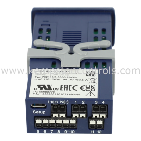 JUMO 702110/8-0000-23/000 JUMO DIRATRON COMPACT CONTROLLER 132, AC110 ...