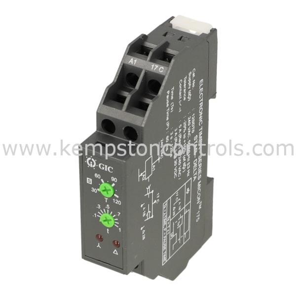 GIC 12SDT0 GIC STAR DELTA START TIMER/TIME DELAY RELAY, 240VAC, 50HZ ...