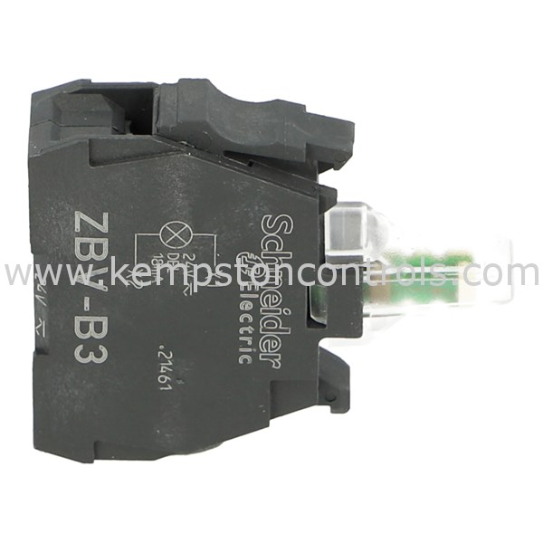 Schneider ZBVB3 SCHNEIDER LIGHT BLOCK FOR HEAD Ø22, GREEN, INTEGRAL LED ...