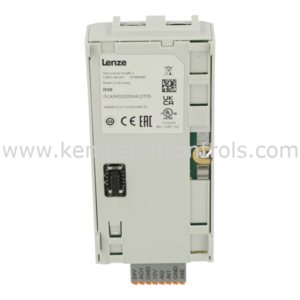 Lenze I5CA5R02000VA1070S LENZE I550 CONTROL UNIT, STANDARD I/O, WITH ...