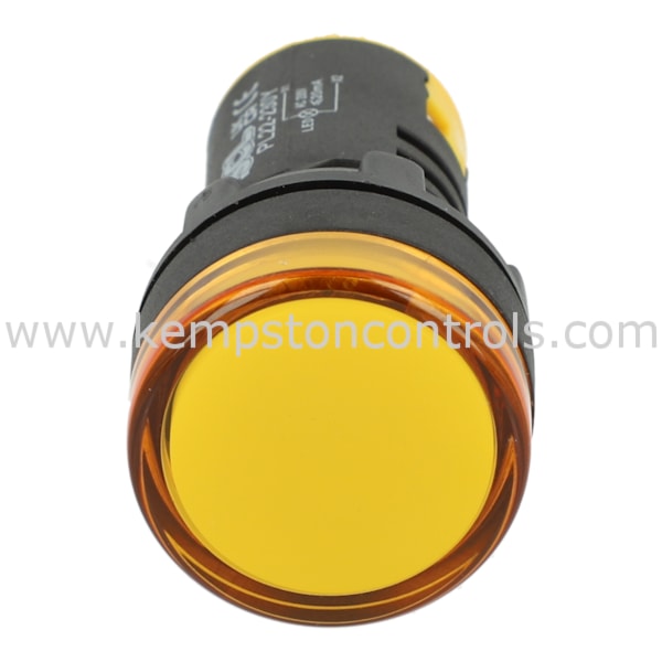 SCL PL22-230Y SCL 22MM LED INDICATOR, 230VAC, YELLOW, 51X30X20MM, 1P65 ...