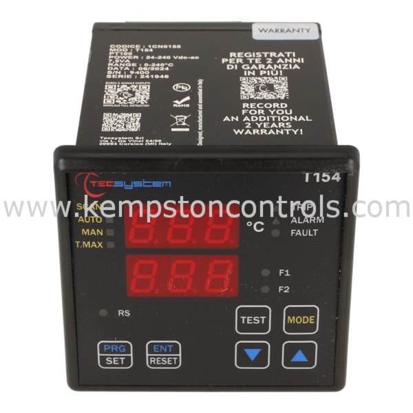 TEC System T154 ED08 TEC SYSTEM TEMPERATURE MONITORING UNIT | Kempston ...