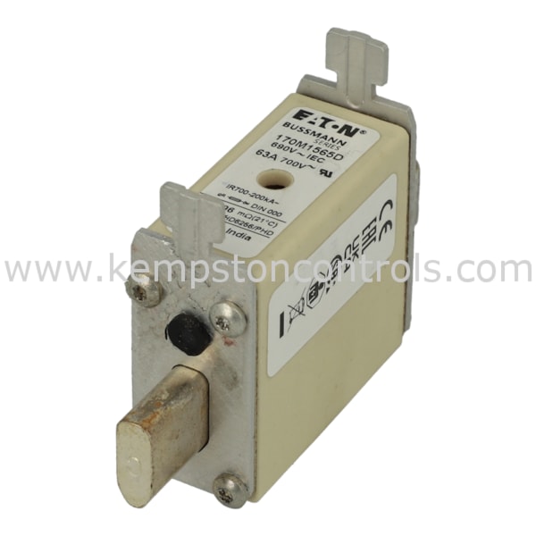 Bussmann 170M1565D BUSSMANN SQUARE BODY FUSE 63A, 690V, DIN 000 GR, 10 ...