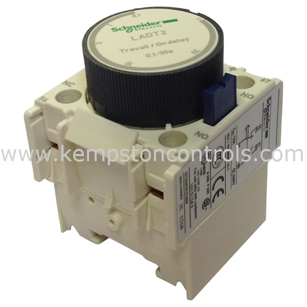 Schneider LADT2 SCHNEIDER ADD-ON TIMER ON-DELAY 0.1-30s | Kempston Controls