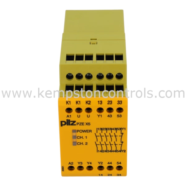 Pilz PZE X5 24VDC 5n/o PILZ CONTACT EXPANSION, 1/2 CHANNEL WIRING, 5NO ...