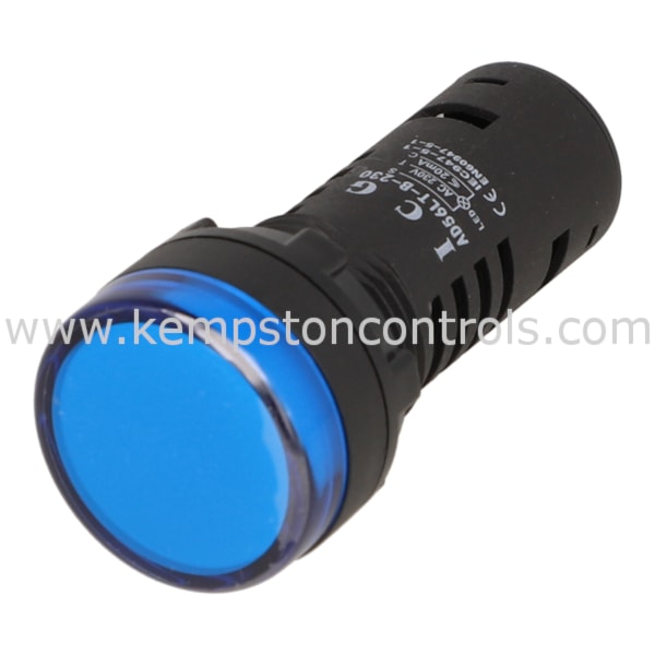 Other AD56LT-B230 BLUE LED PILOT LAMP, WITH LAMP TEST, 22MM FIXING HOLE ...