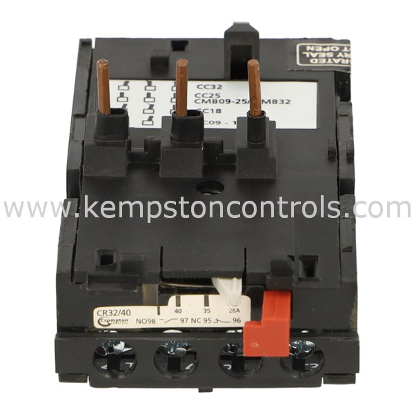 Crompton Controls CR32/40BP CROMPTON CONTROLS S3000 CR32/40 THERMAL O/L RELAY, MANUAL RESET ...