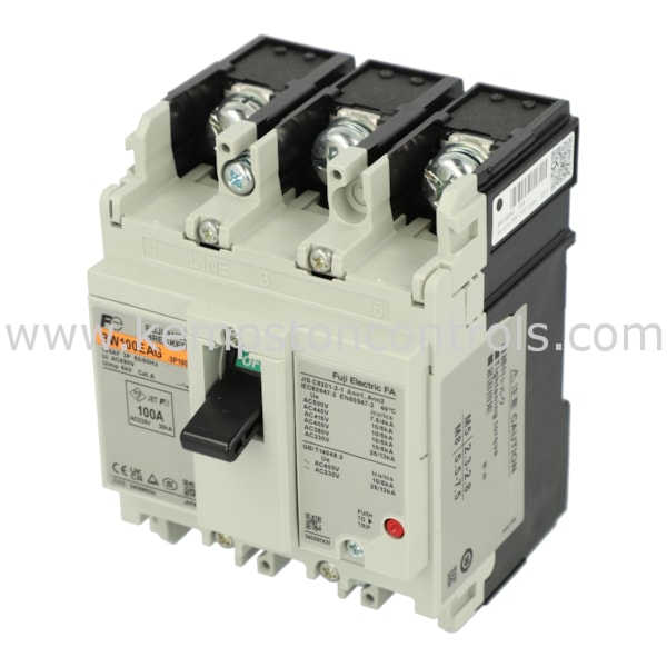 Fuji BW100EAG-3P100 FUJI MCCB 3 POLE 100 AMP | Kempston Controls