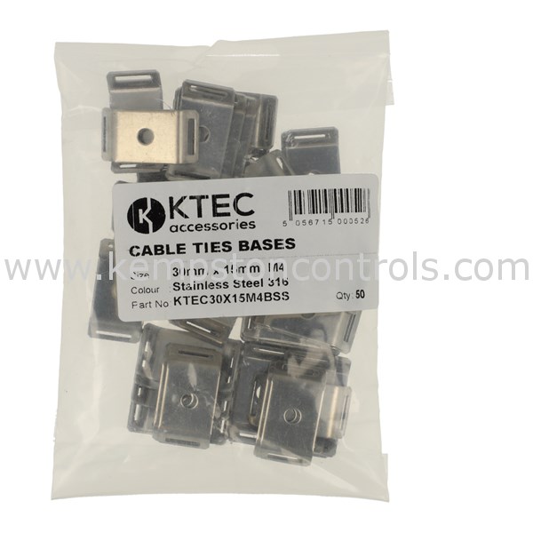 KTEC Accessories KTEC30X15M4BSS KTEC 30MM X 15MM, M4 FIXING HOLE 316L ...