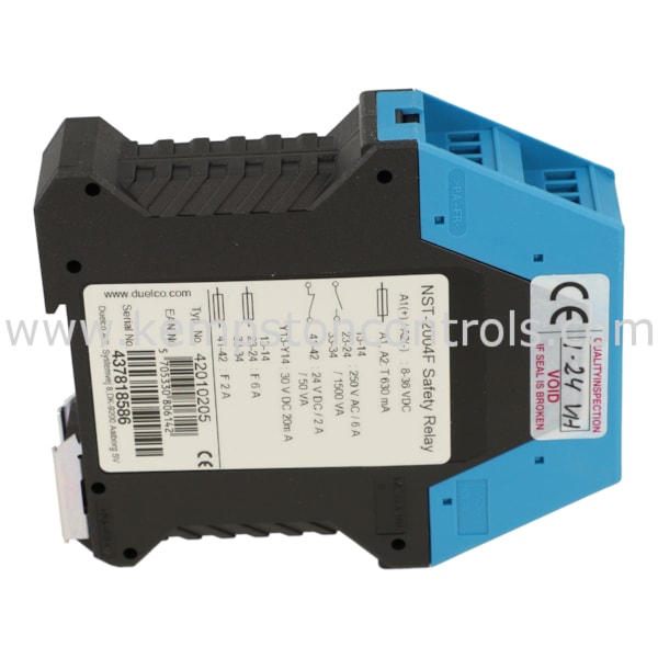 DUELCO 42010205 DUELCO EMERGENCY STOP RELAY NST-2004F 8-36VDC ...