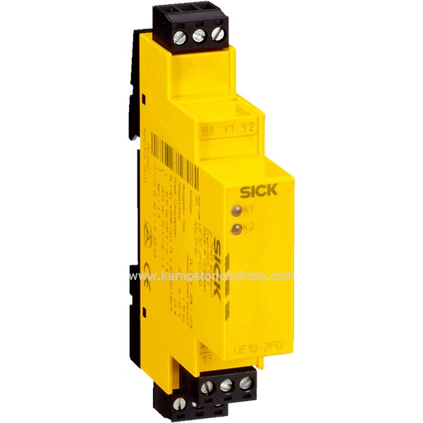 Sick UE10-2FG2D0 SAFETY RELAY, SIL3 CAT4 PLE, 2NO SAFETY, 24VDC, SCREW ...