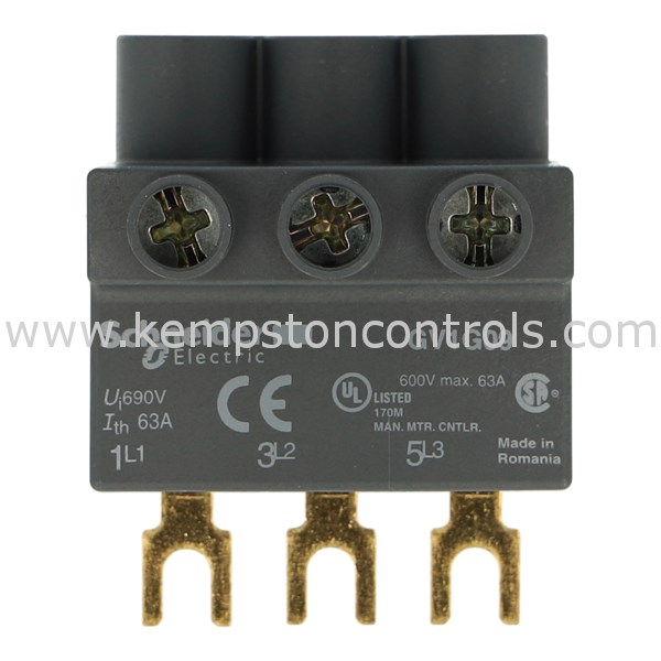 Schneider GV1G09 SCHNEIDER ELECTRIC BUSBAR TERMINAL BLOCK, 3 POLE ...