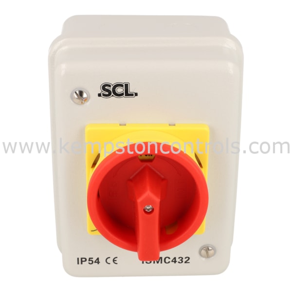 SCL ISMC432 SCL 32A 4 POLE, IP54 METAL ENCLOSED ISOLATOR | Kempston ...