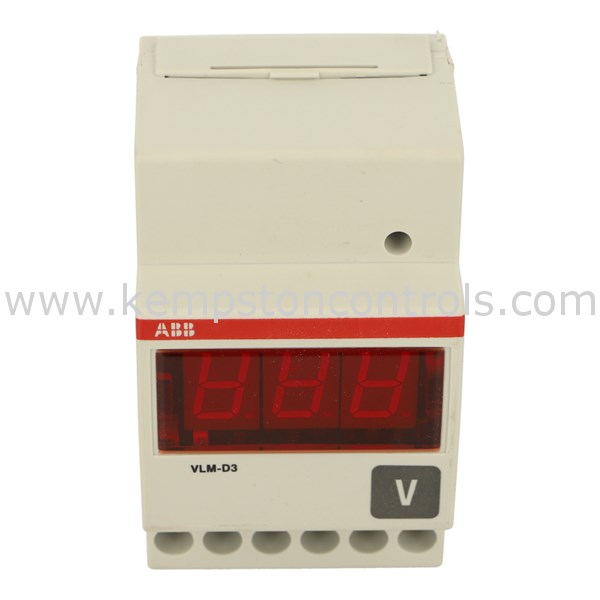 ABB VLM-D3 ABB A.C DIGITAL VOLT METER, MAX POWER 600VAC | Kempston Controls