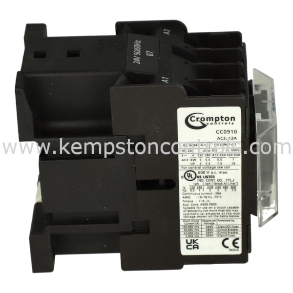 Crompton Controls CC0910 24V CROMPTON CONTROLS 5.5KW (25A AC1 ...