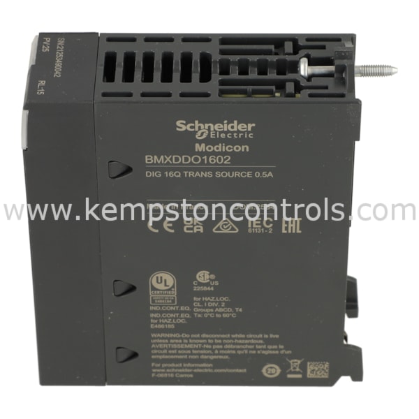 Schneider BMXDDO1602 SCHNEIDER DISCRETE OUTPUT MODULE X80, 16 OUTPUTS ...