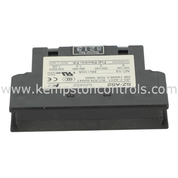 Fuji SZ-AS2 FUJI AUX SIDE MOUNT, 1N/O+1N/C (SINGLE BUTTON)FOR SCN4-SCN12 | Kempston Controls
