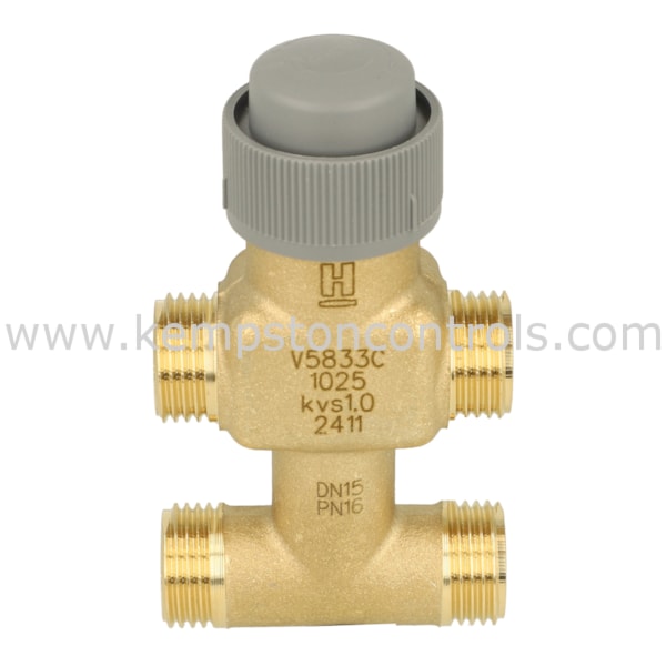 Honeywell Fema V5833C1025 HONEYWELL FEMA 3-WAY VALVE+BYP PN16 DN15 KVS ...