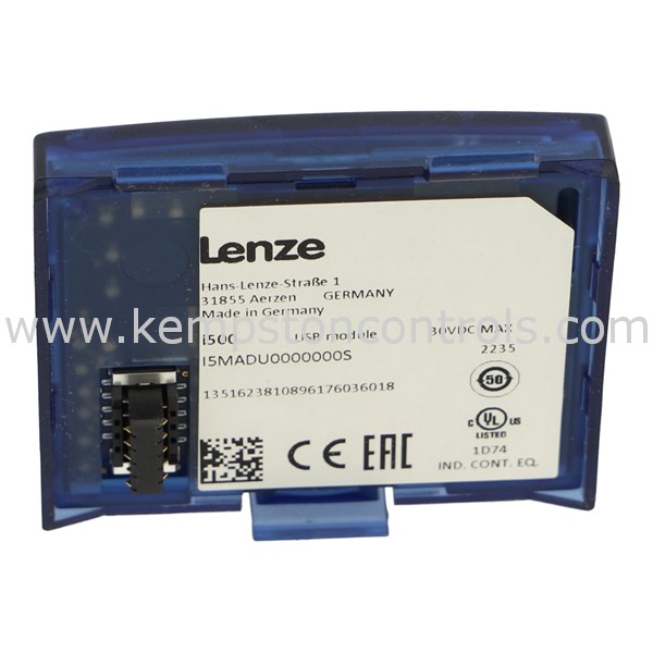 Lenze I5MADU0000000S LENZE INVERTER USB MODULE, ADAPTER, FOR THE I500 ...