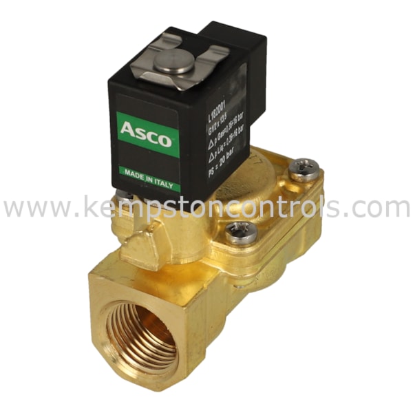 Emerson Asco L182D01-ZB10A G1/2 V24/50-60Hz ASCO NUMATICS SOLENOID VALVE, 20 BAR, G 1/2, ZB10A ...
