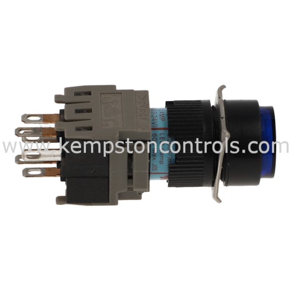 Fuji AH165-L5S11E3 FUJI PUSHBUTTON, EXTENDED ROUND HEAD (ALT) BLUE 1NO ...