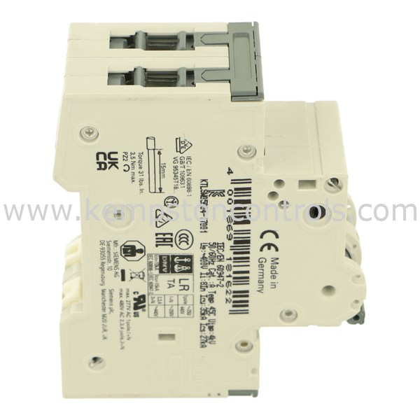 Siemens 5SY4206-7 SIEMENS MINIATURE CIRCUIT BREAKER 400 V 10KA, 2-POLE, C, 6 A, D=70 MM ...