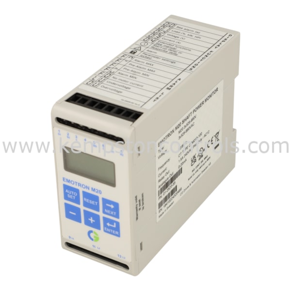 Emotron 01-2520-55 EMOTRON SHAFT POWER MONITOR, M20 3X525-690 VAC ...